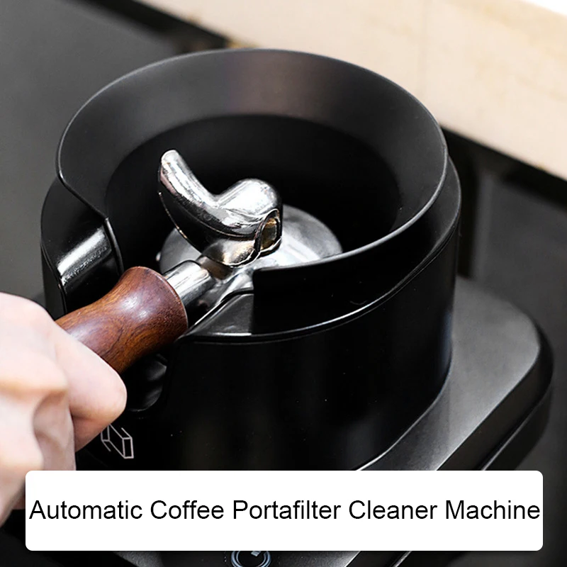 Automatic Coffee Portafilter Cleaner Machine in 3 Seconds