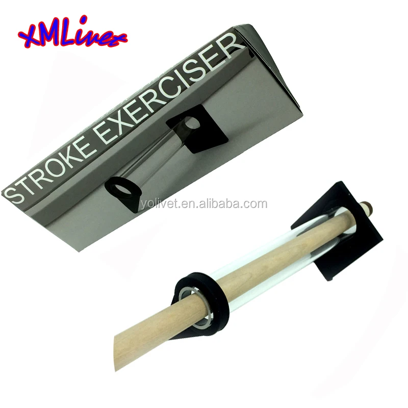 Xmlivet Transparent Glass Pool Billiard Cue Stroke Exerciser Snooker ...