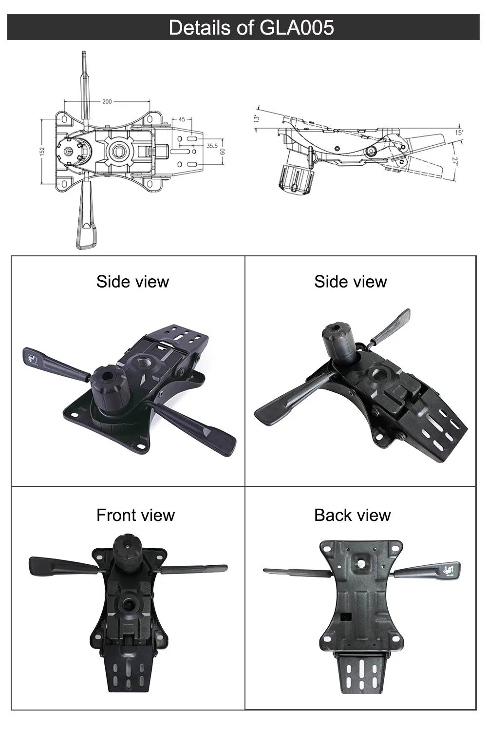 2019 Auto- Return Swivel Lift Chair Mechanism Gla005 - Buy 2019 Auto ...