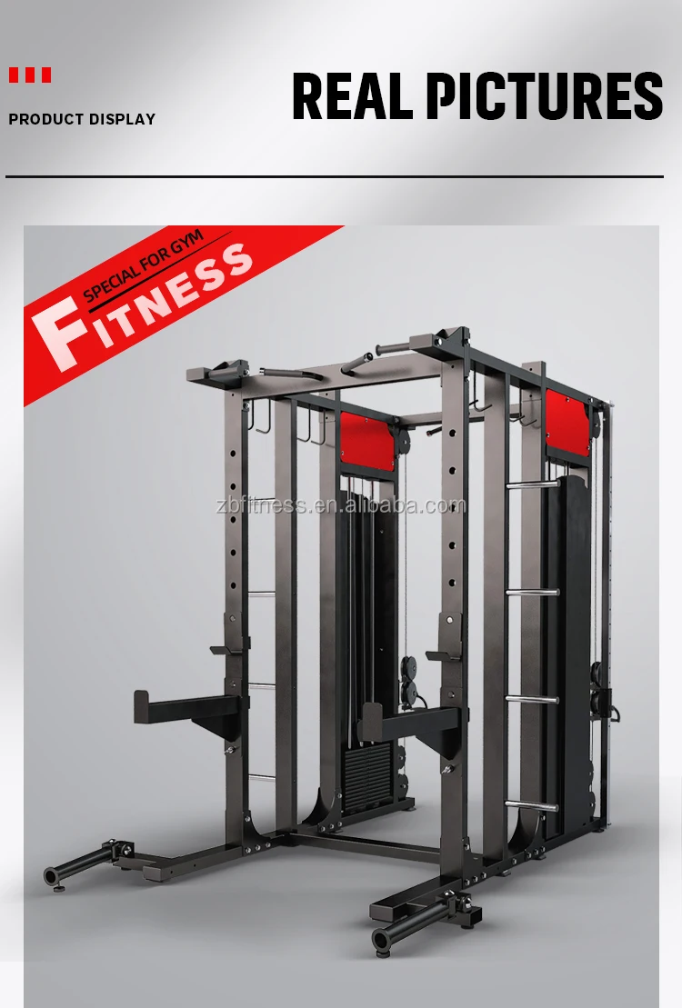 Multi Function Trainer Rack Gym Commercial Squat Rack Fitness Equipment ...