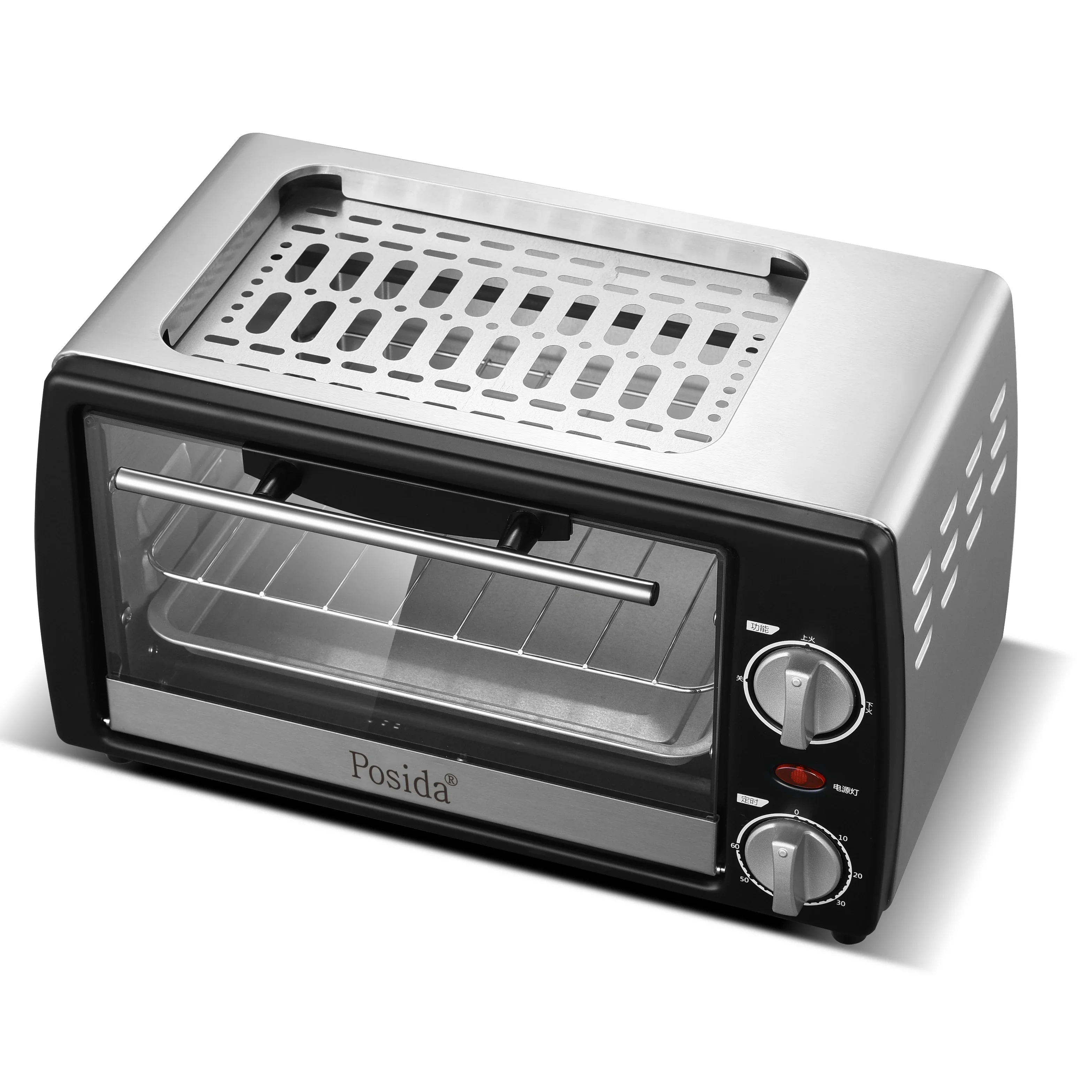 10l Electric Oven Mini Pizza Oven With Baking Pan On The Top - Buy Mini ...