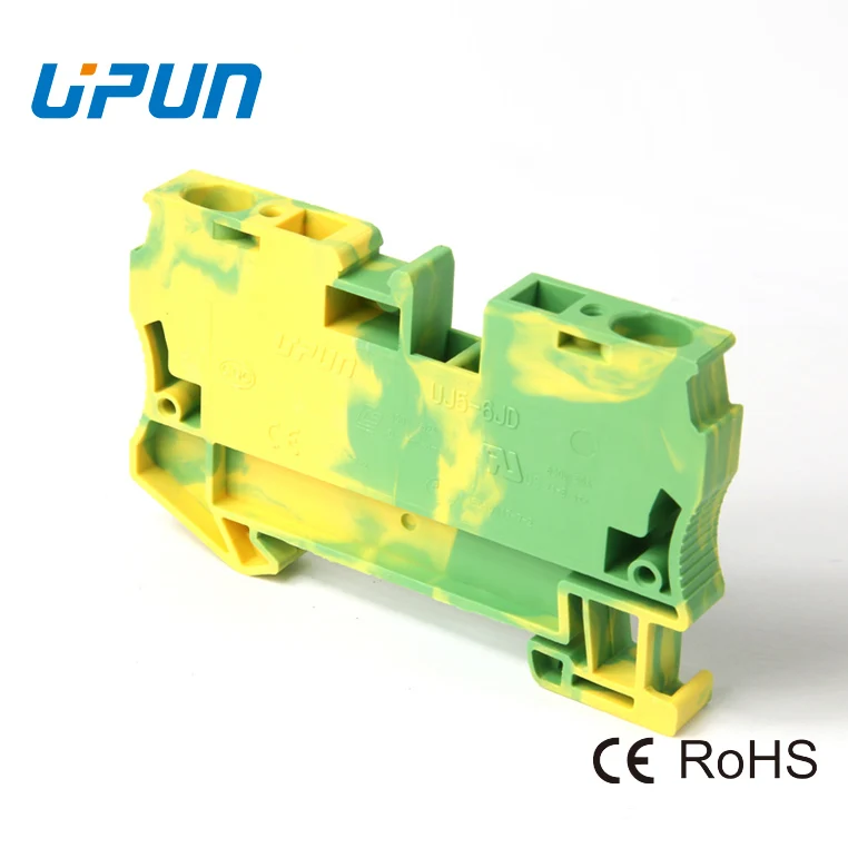 Upun 2 Combined Din Rail Spring Terminal Block Pull-back Spring - Buy Din Rail Terminal Block ...