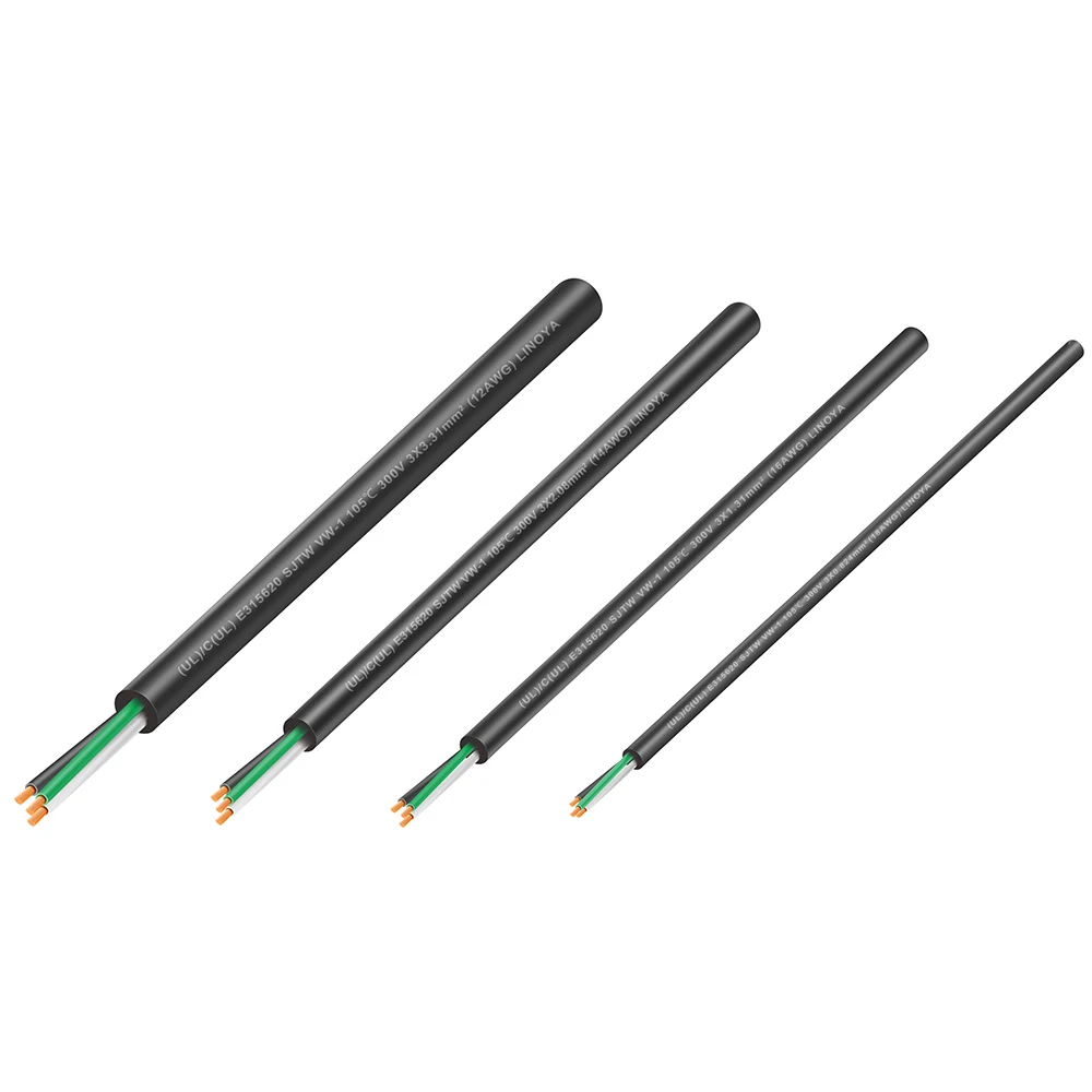 Linoya 300v 105c 2*18awg Sjtw Sjow Power Cable Waterproof Cable - Buy ...