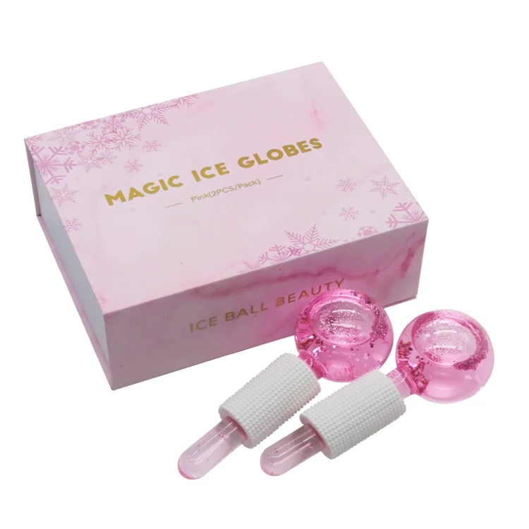 New Style Facial Cooling Ice Roller Ball Anti-puffiness Magic Gift Box ...