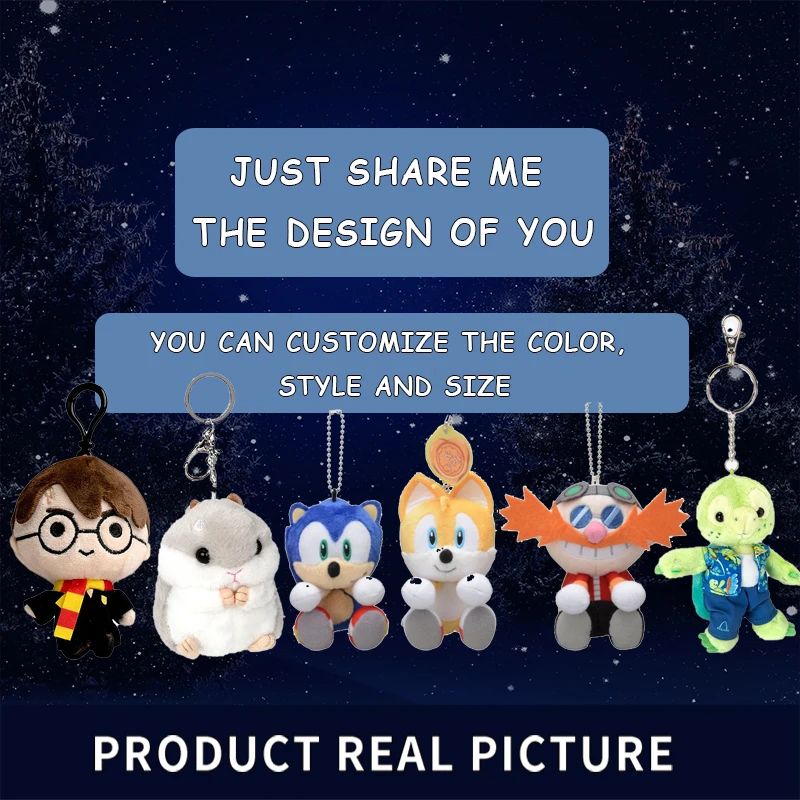 Tuge Custom Mini Plush Keychain Plushies for Soft Mascot