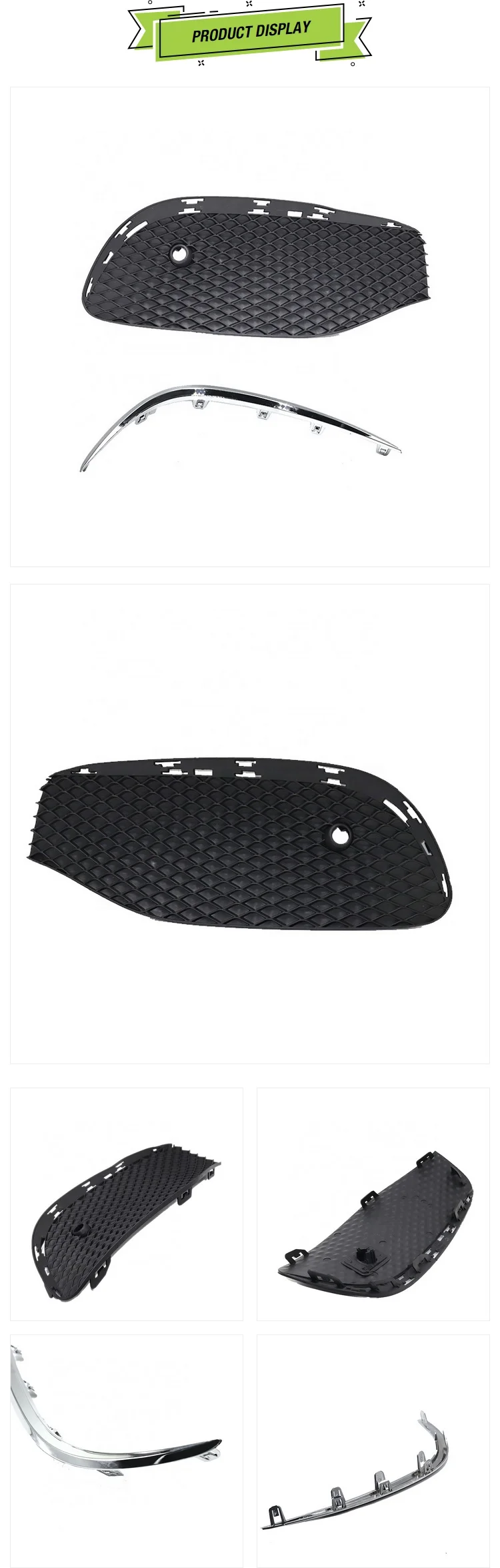 FrontバンパーGrille Chrome Daytime Running Light Cover 2138851122 ...