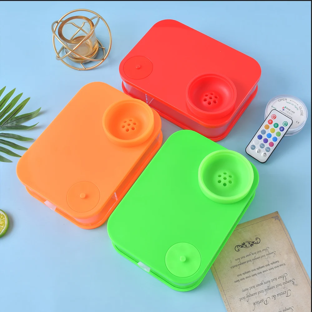 Wholesale Custom Hookah Shisha Box Colored Smoking Chicha Square ...