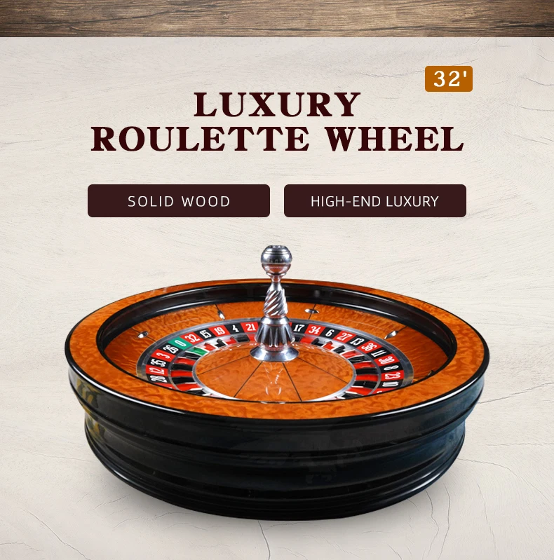 Yh 32 Inch Luxury Large Casino Roulette Game Table Used Solid Wood ...