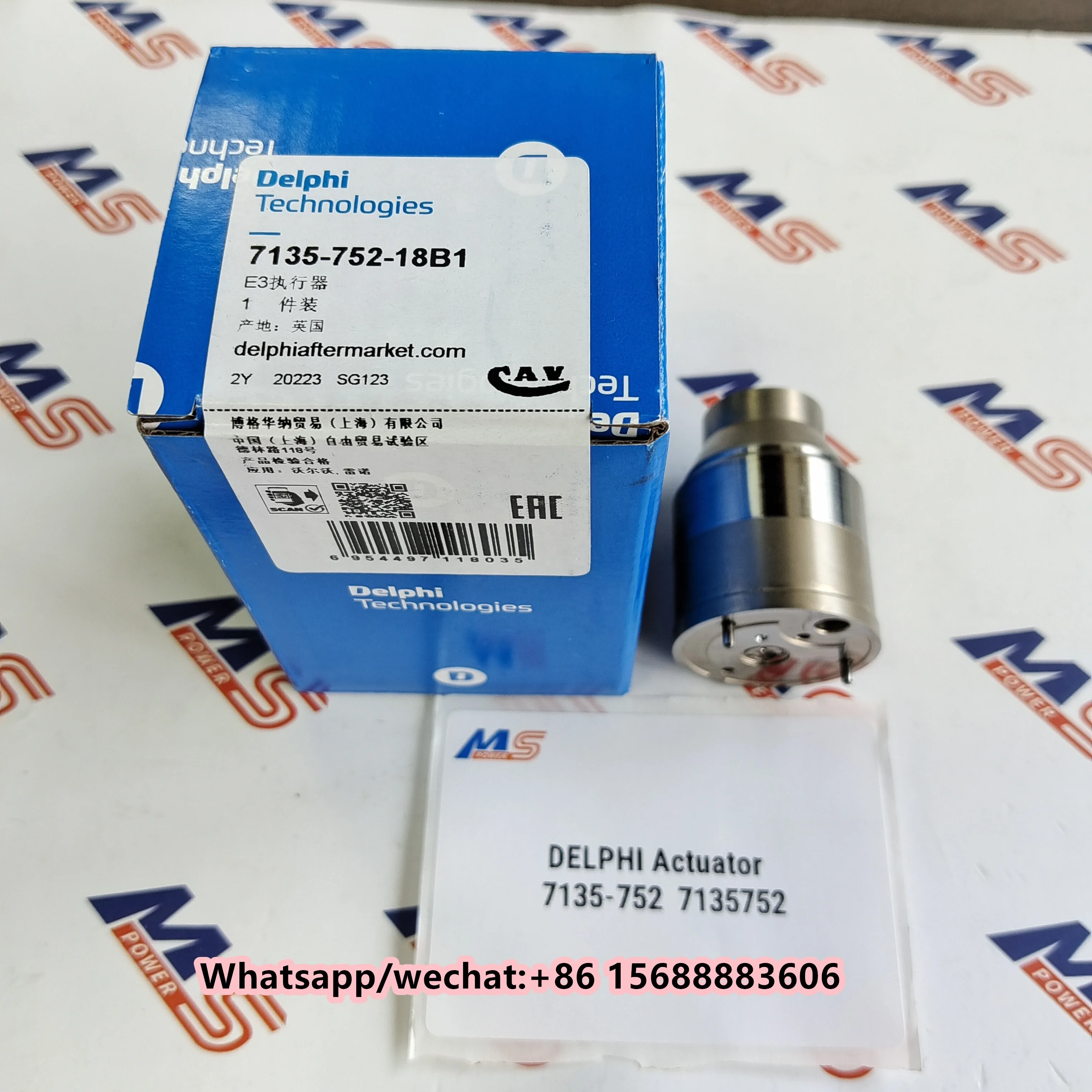 Genuine Fuel Injector Solenoid Valve 7135-752 for HAIMA