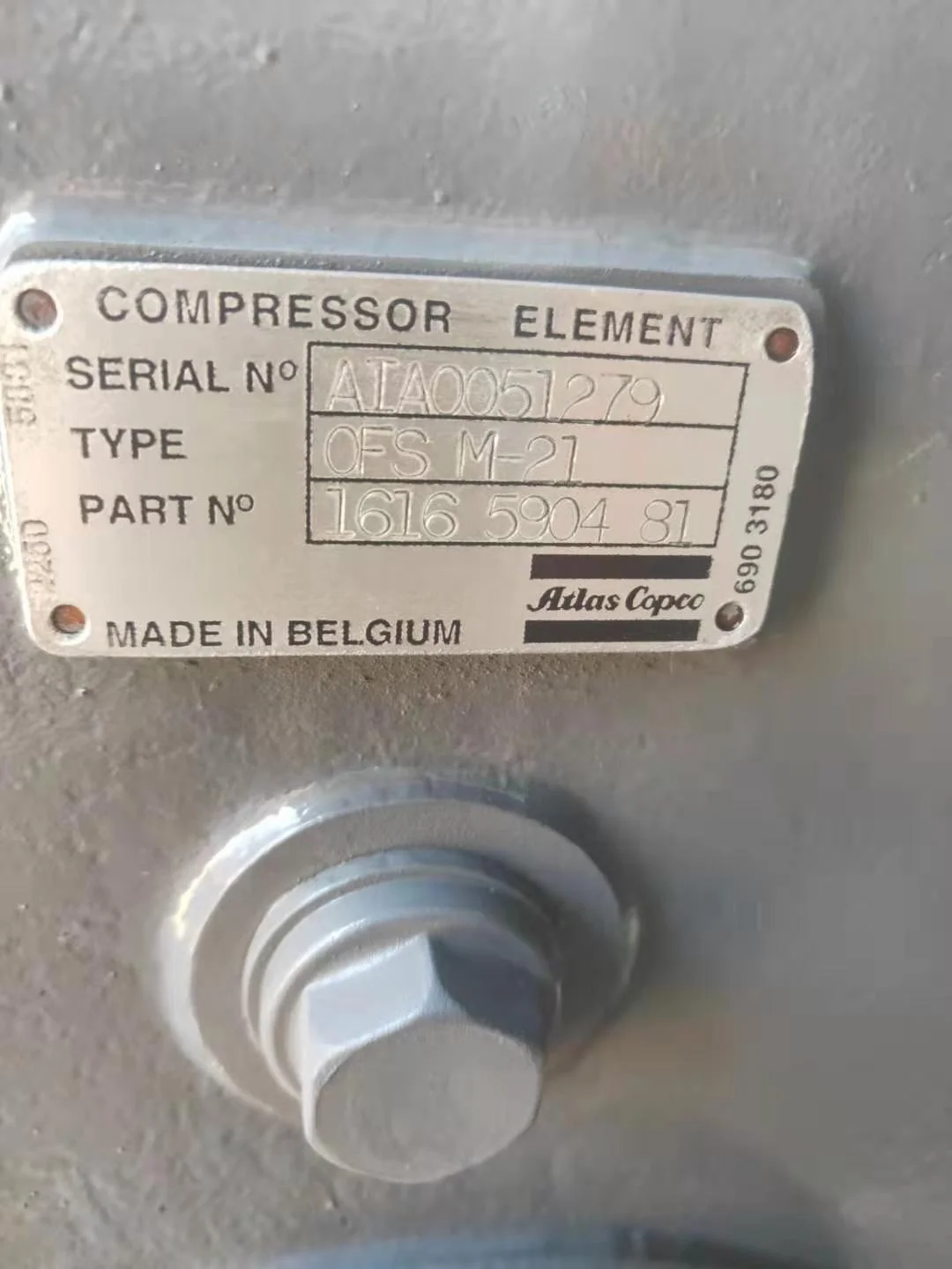 Atlas Copco Oil Free Air Compressor - LP Stage 1616590481