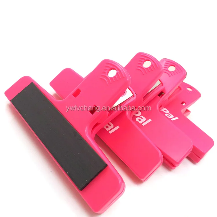Wholesale Custom Promotional Plastic Magnetic Memo Clip Strong Fridge ...