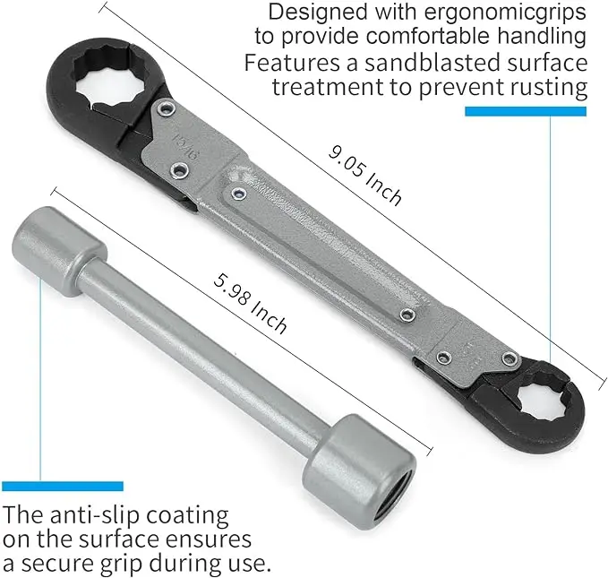 Plumbing Tools Angle Stop Wrench Kit - Professional Plumber Wrenches