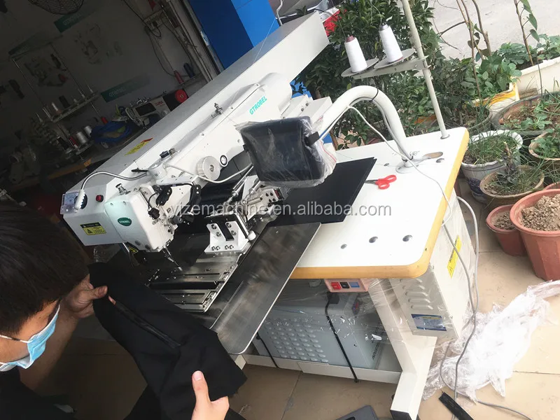 Automatic Pocket Opening Sewing Attaching Machine Pocket Welt Setter ...