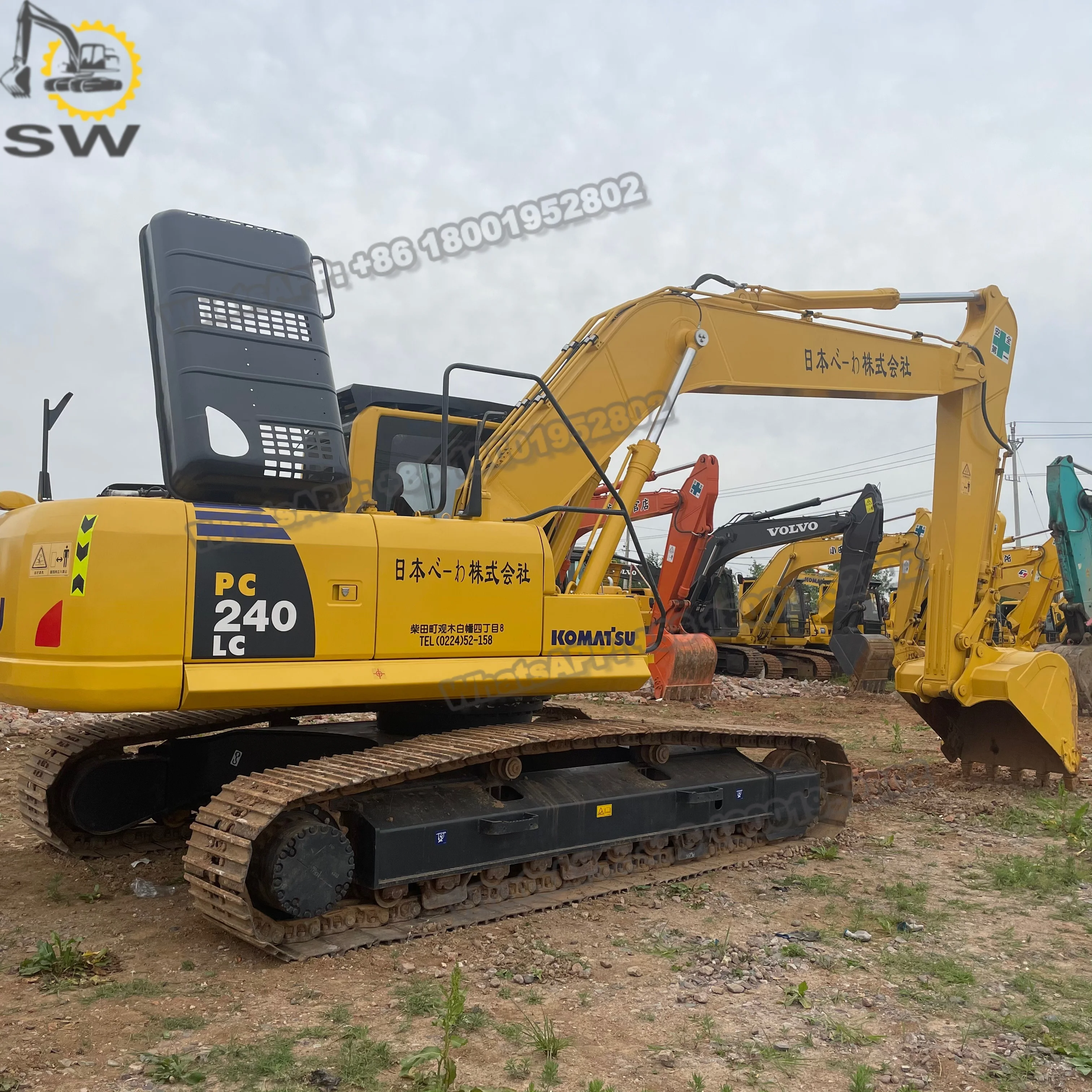 Used Excavator Komatsu Pc240,Komatsu Pc240-8 Pc240lc-8 Pc220-8 Pc200-6 ...