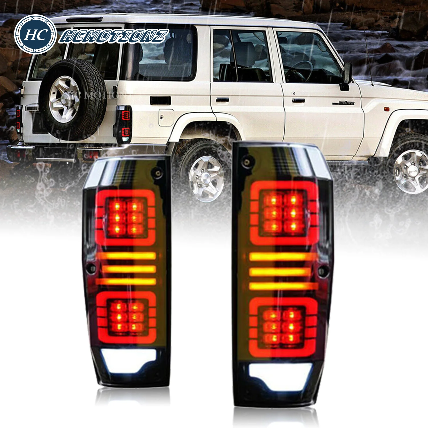 Hcmotionz Factory Rear Lamp Full Led 1984-2021 Start Up Animation Drl ...