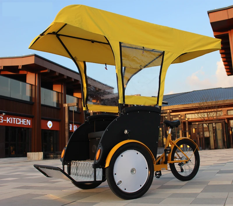 Reverse Rickshaw - Electric Pedicab for Disabled Elderly