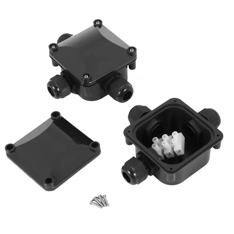 IP66 Waterproof Enclosure Three Way Terminal Box FSH55 with Terminal ...