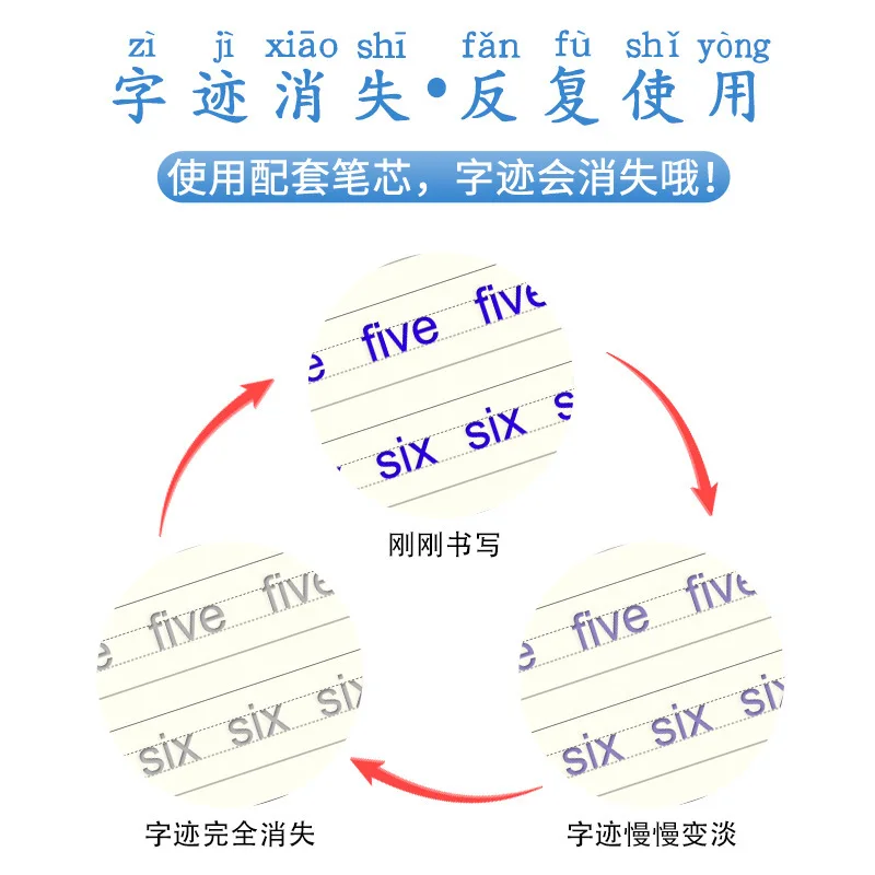 Magic Calligraphy Tracing Book - French Language Preschool