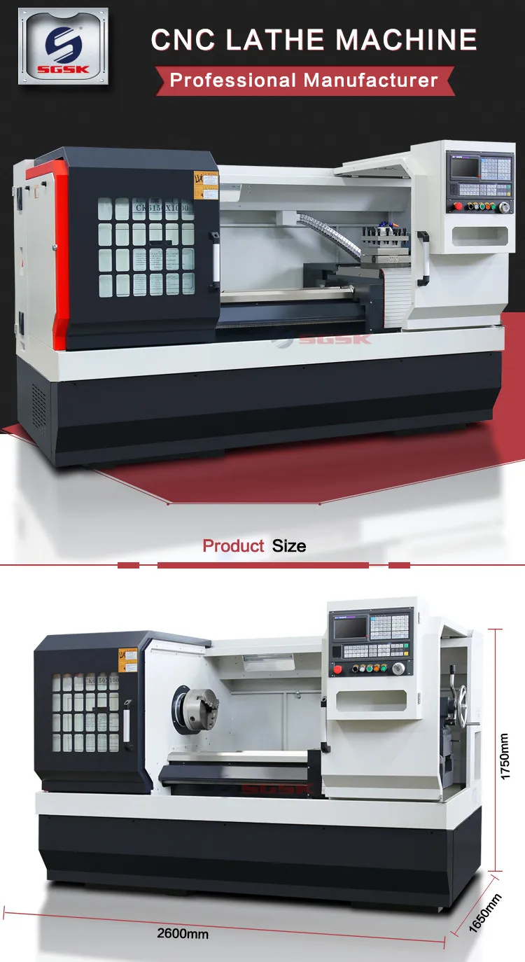 Horizontal Thread Cutting Cnc Lathe Programming Ck6150 Chinese Cnc ...