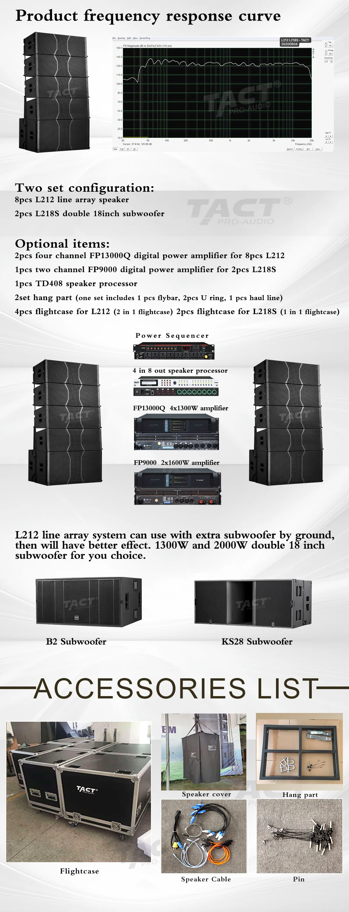 Professional Line Array Speakers - Big Power for Outdoor