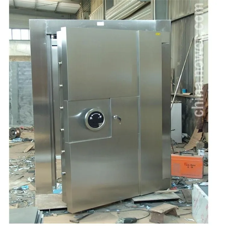 Stainless Steel Panel Warehouse Vault Door Safe Deposit Box Bank ...
