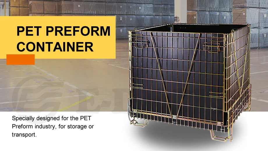 Warehouse Storage Solutions Large Powder Coating Collapsible Stable ...