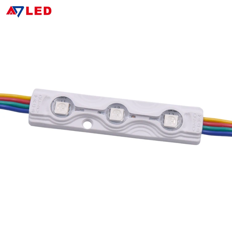 Ip67 방수 12v 0.72w Smd 5050 3leds 주입 Rgb Led 모듈 - Buy Rgb Led 모듈,Rgb 모듈 ...