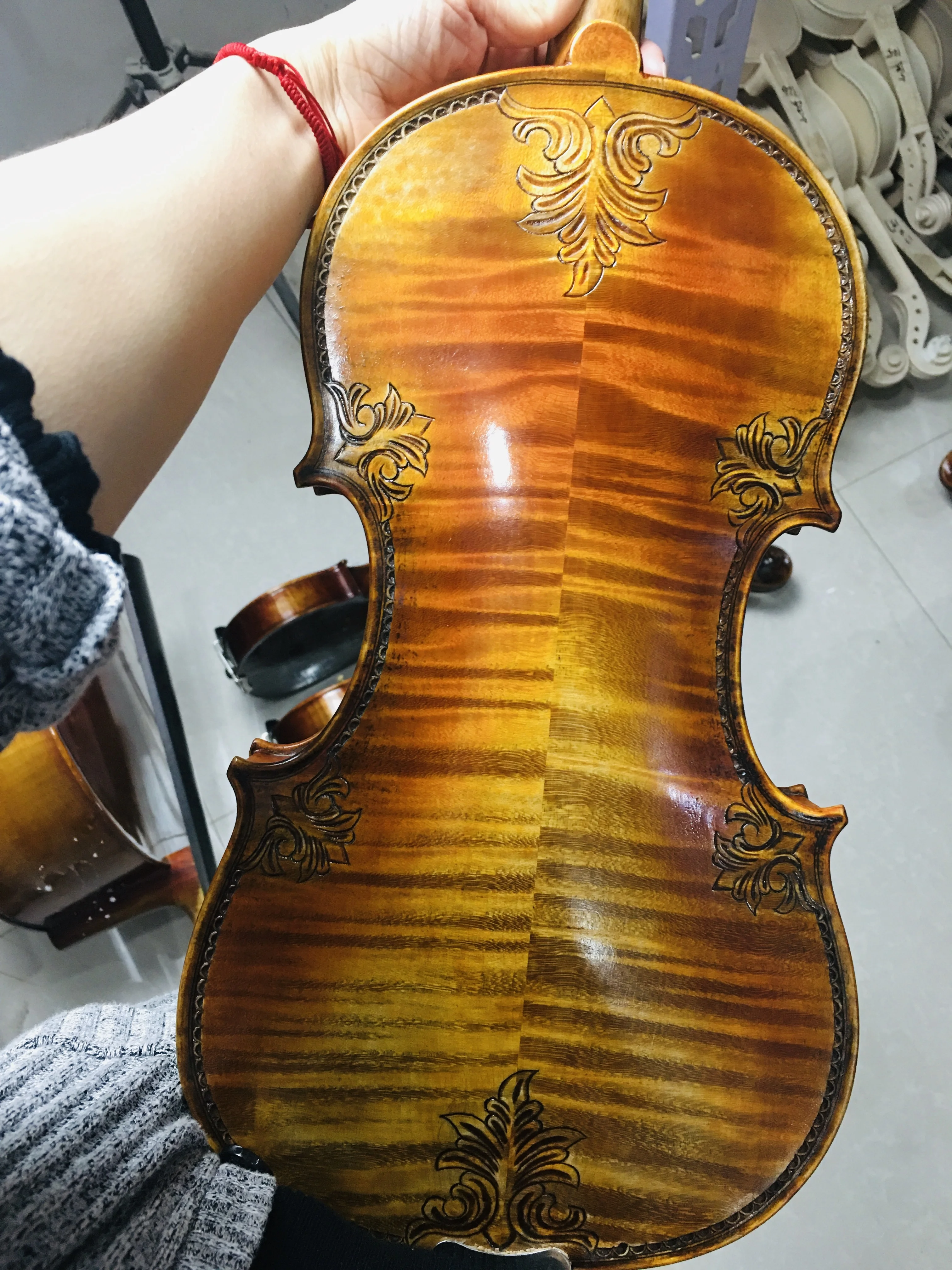Hot Selling Handmade Violin with Carving| Alibaba.com