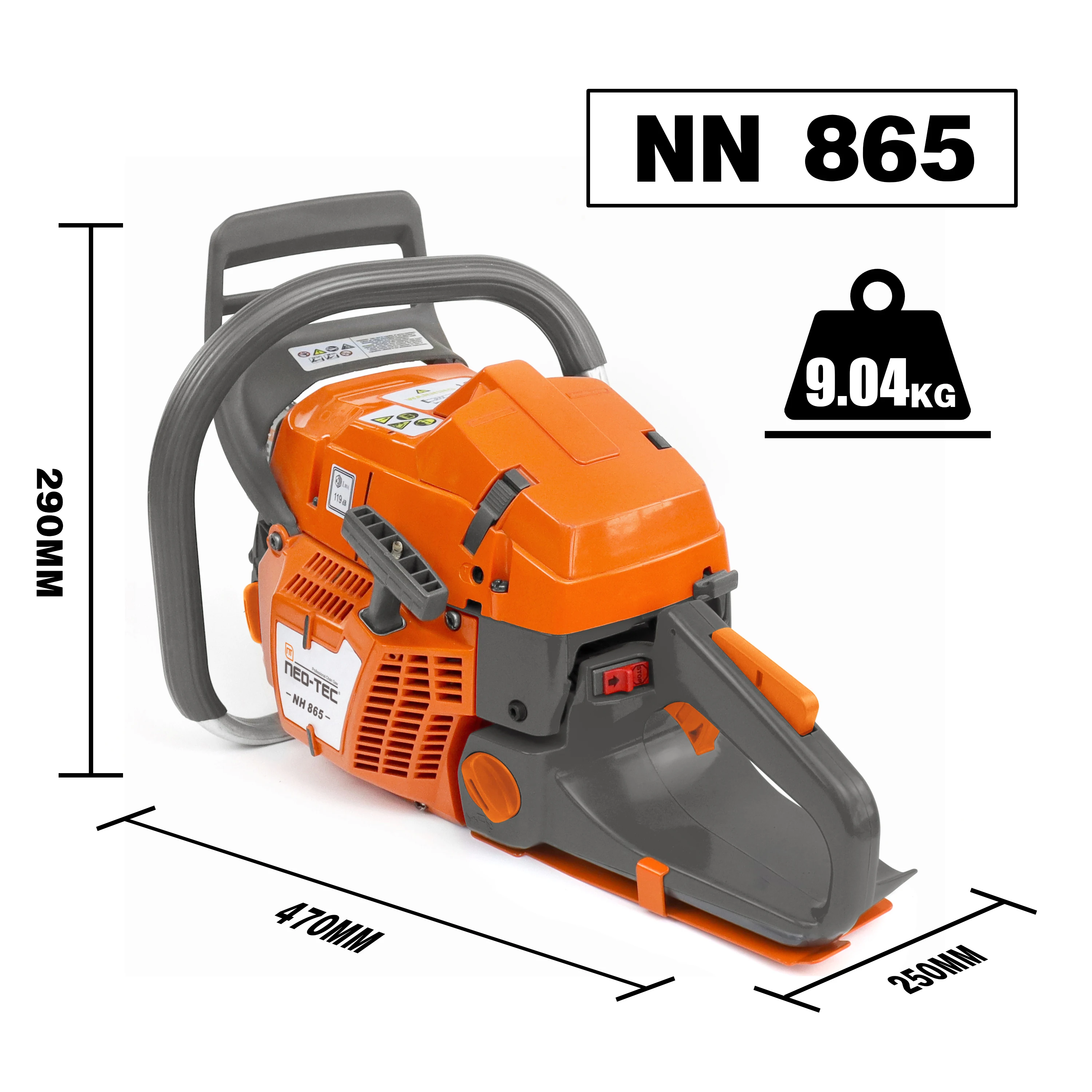 Hus 365 Tree Cutting Machine 65cc Chainsaw G365 With 2stroke Gasoline ...