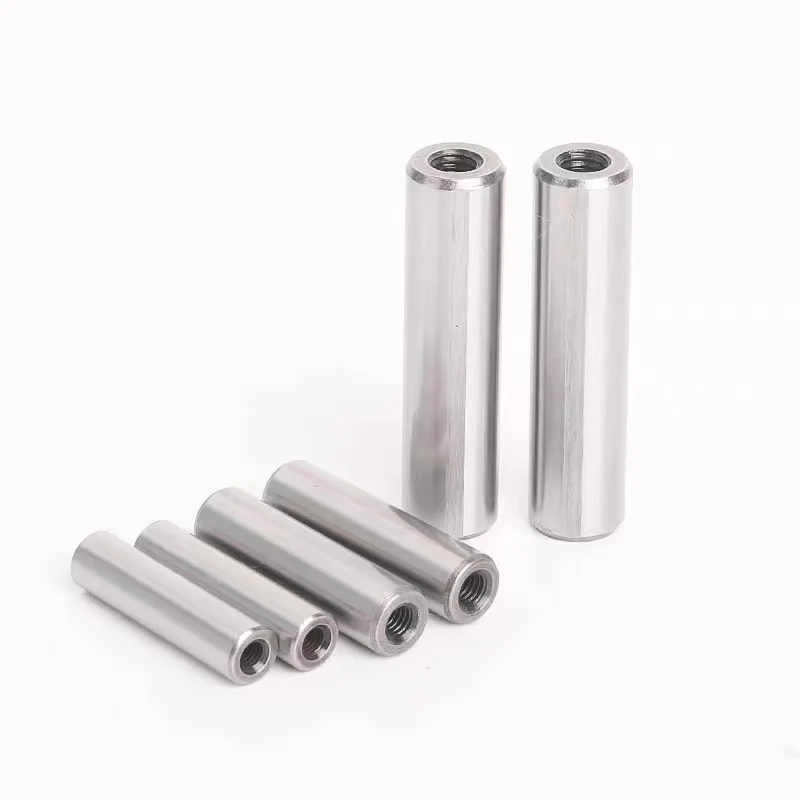 Precision Double Headed Internal Threaded Cylindrical Pin 40cr Quenched ...