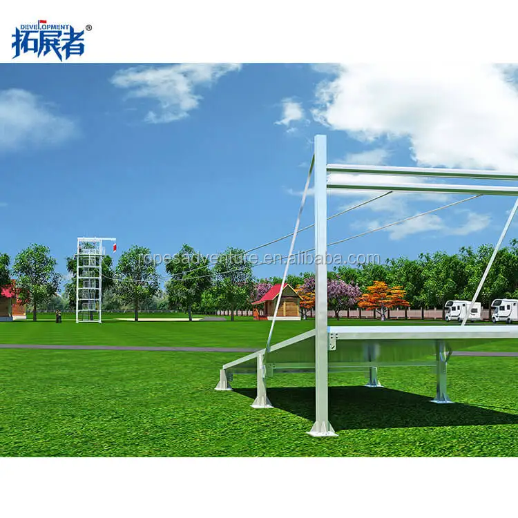 Zip Line Tower Equipment for Adventure Park - 1 Year Warranty