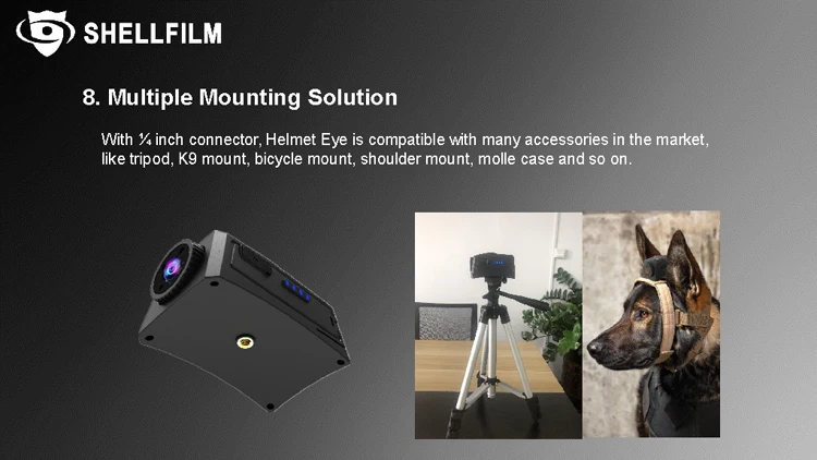 4G Tactical Helmet Camera S29D with Night Vision & Wifi