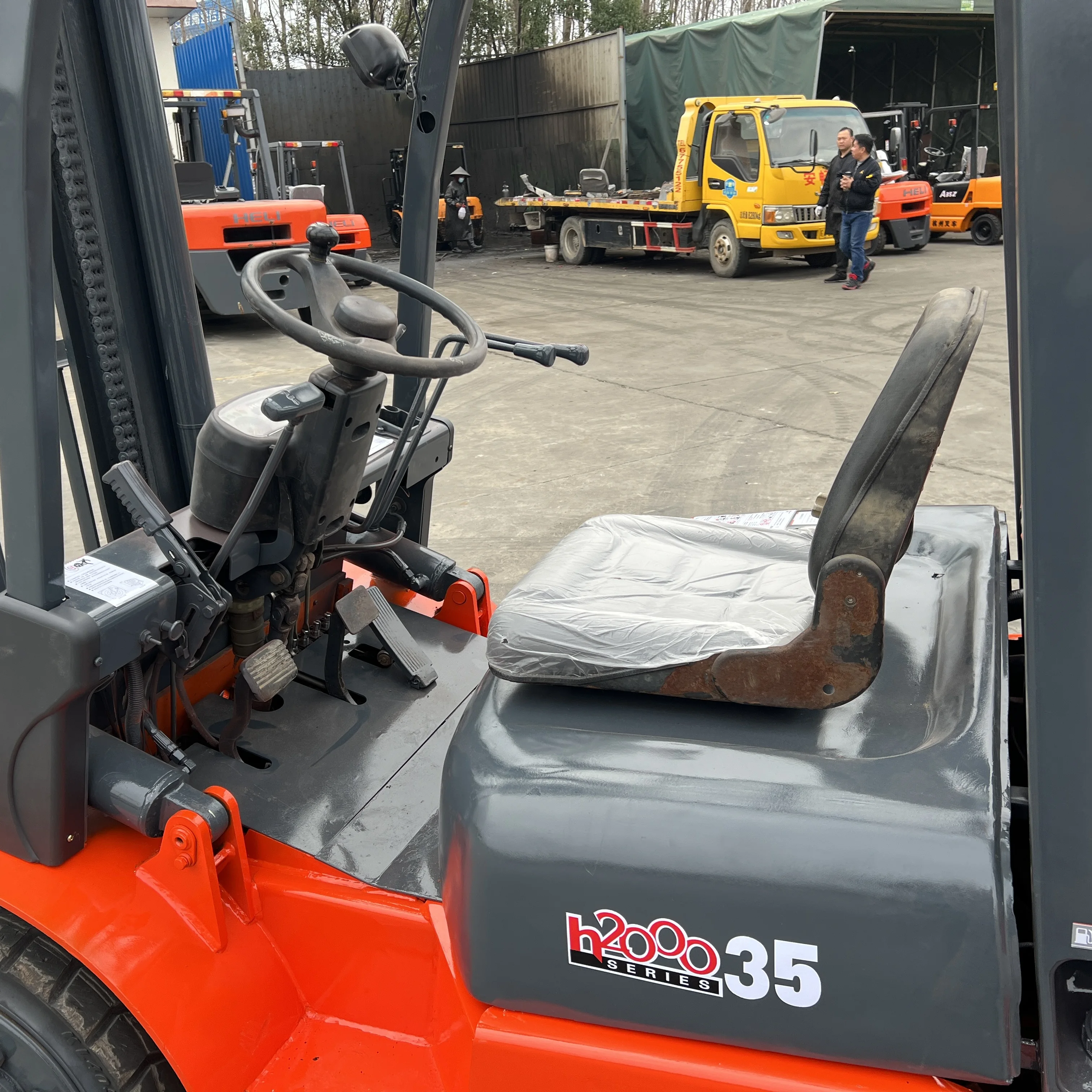 Used Machinery HELI 3 Tons or 5 Tons Forklift K35 K45 Construction ...