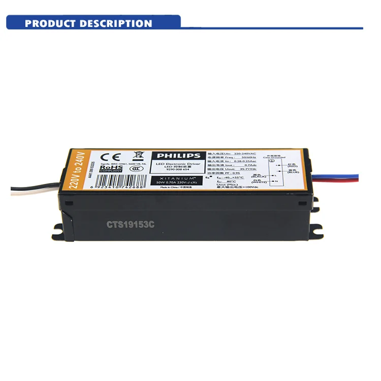 PHILIPS Xitanium 50W LED Outdoor Driver - Reliable Performance