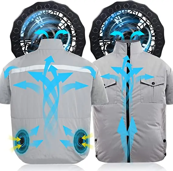 Fan Jacket - Battery Powered Cooling for Men & Women