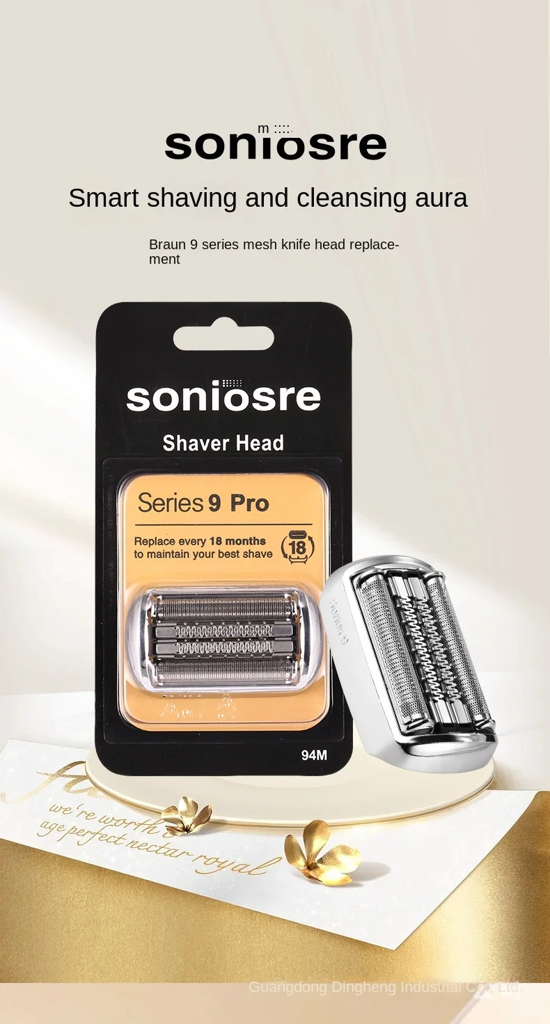 Adapted Borang Double Edge Stainless Steel Razor Blades and Mesh Cover ...