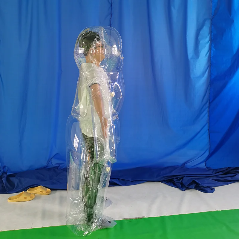 Customized Advertising Inflatable Transparent PVC Ball Suit for Adult Man