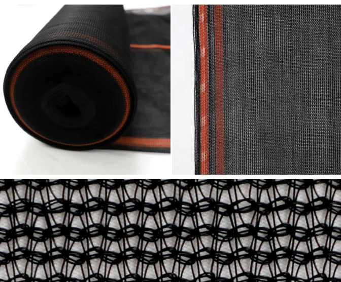 Construction Site Safety Fence Warning Net Black And Orange Building ...