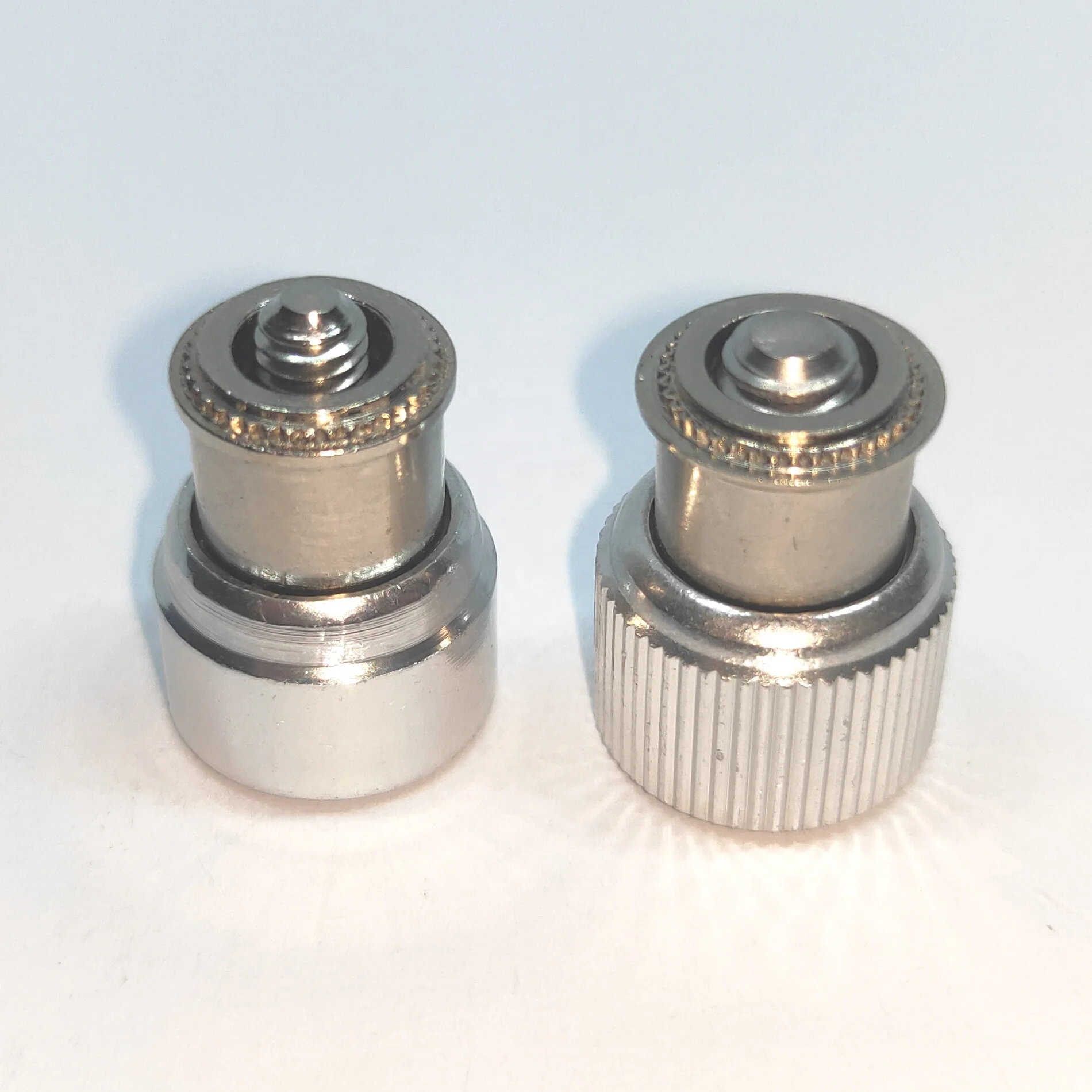 PF11-M3-2 Aluminum Knurling Large Knob Stainless Steel Spring Loaded