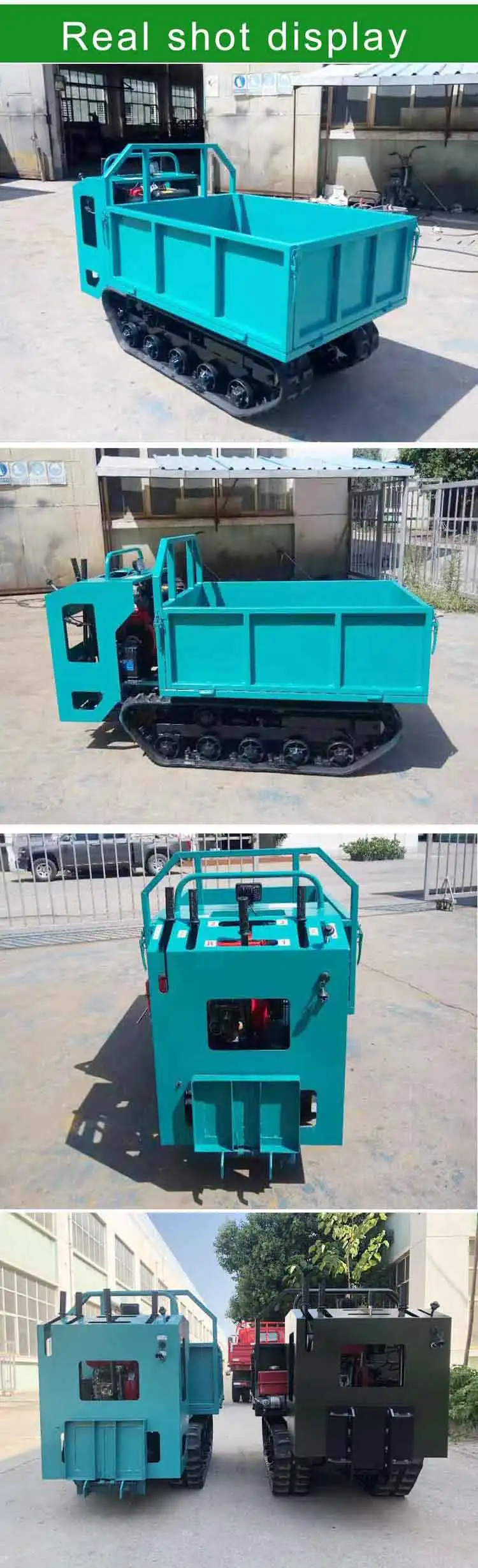 Tacked Minidumper Raupen Rear Mini Manual Dumper Stand Behind Electric ...