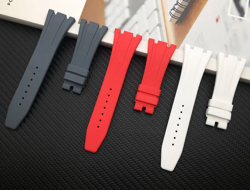 Silicone Rubber Watch Band for Audemars Piguet - 27mm