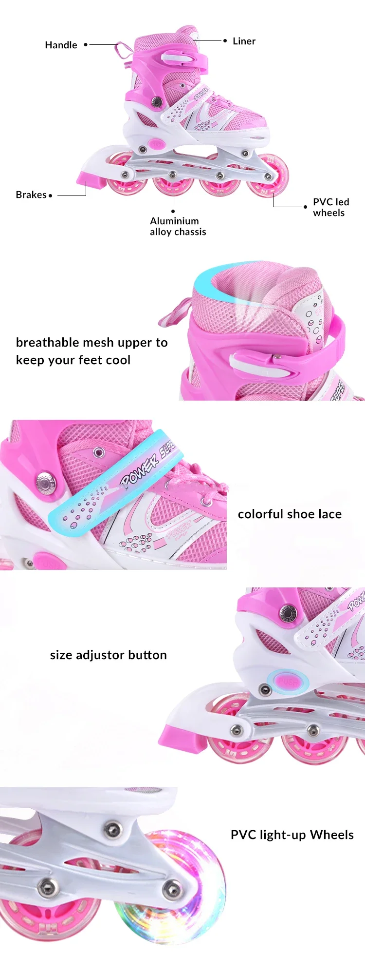 Patines De 4 Ruedas Flashing Roller Skate Skate Shoes| Alibaba.com