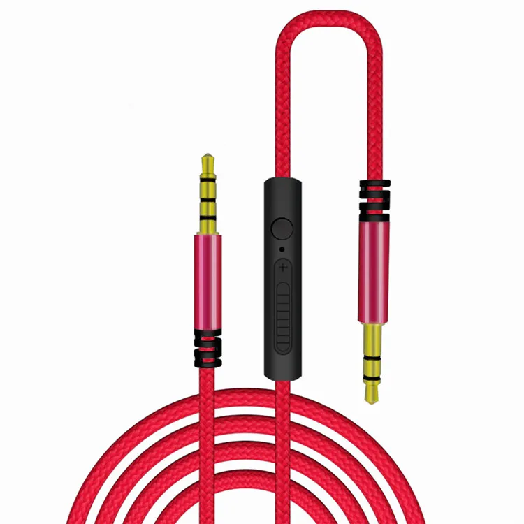 Phoneyue 3.5mm Audio Cable - Male to Male with Mic Control