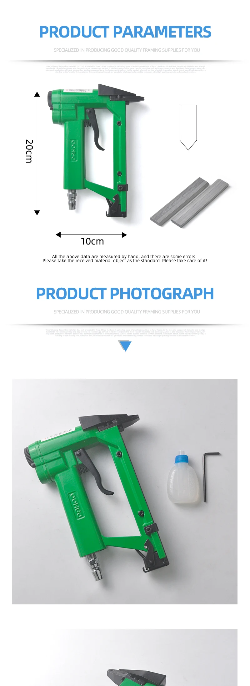 J520-C1 Air Operated Dahoo Flexipoint Gun Nail Guns Pneumatic