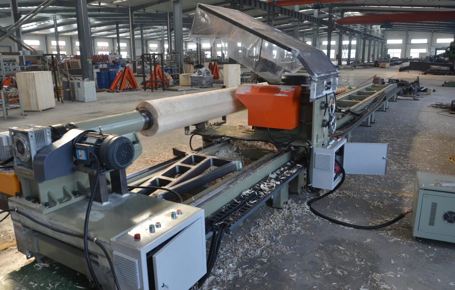 Automatic Wood Log Home Machine Log Notcher & Mortiser Lathe for Sale