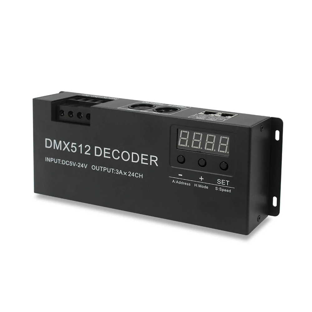 24 Channels DMX Decoder - LED DMX512 Decoder for Smart Home