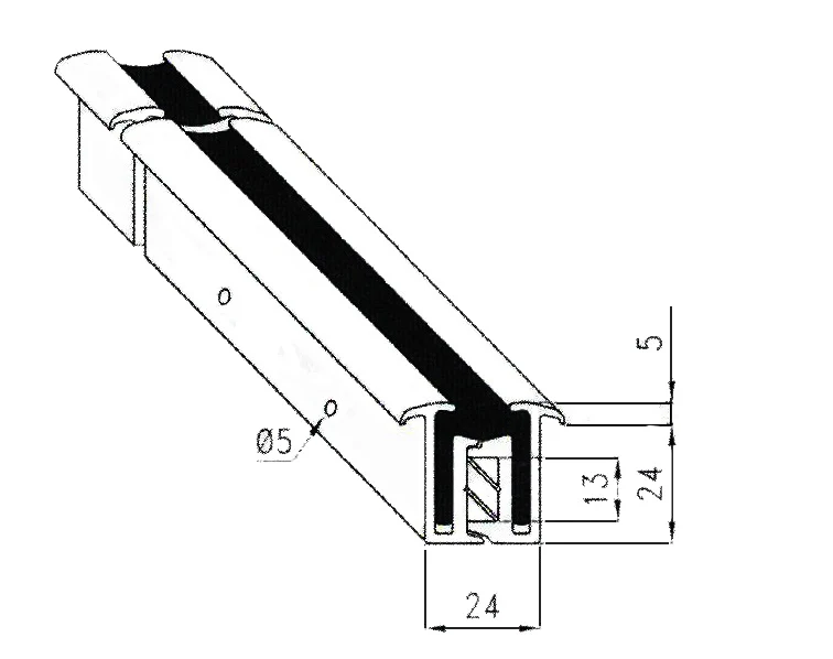 Aluminium Continuous Poliall Hinge - Durable & Versatile