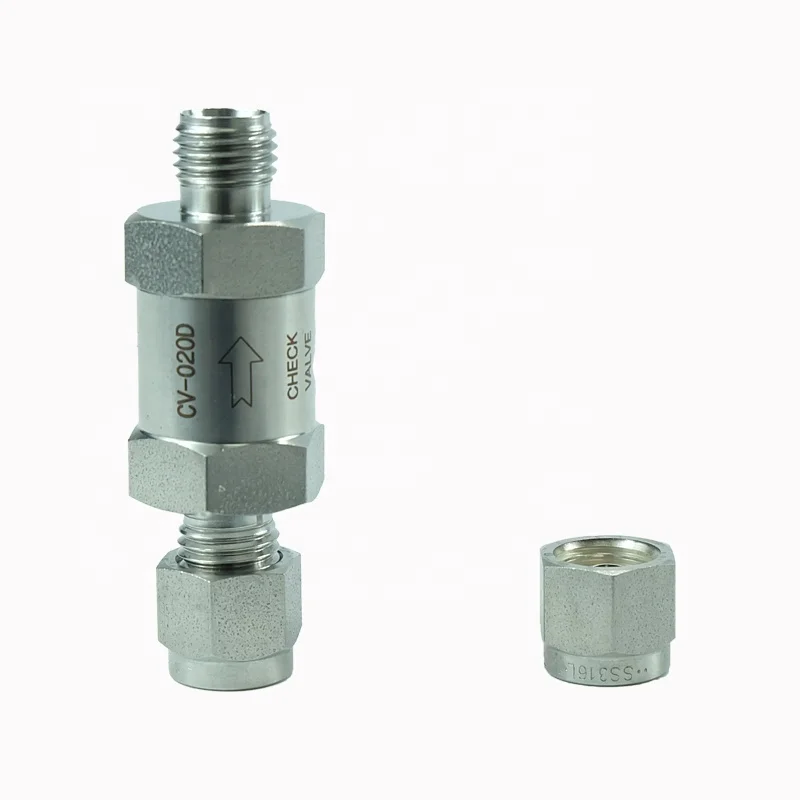 Dkv High Pressure Double Ferrule Compression Union Stainless Steel 316/ ...