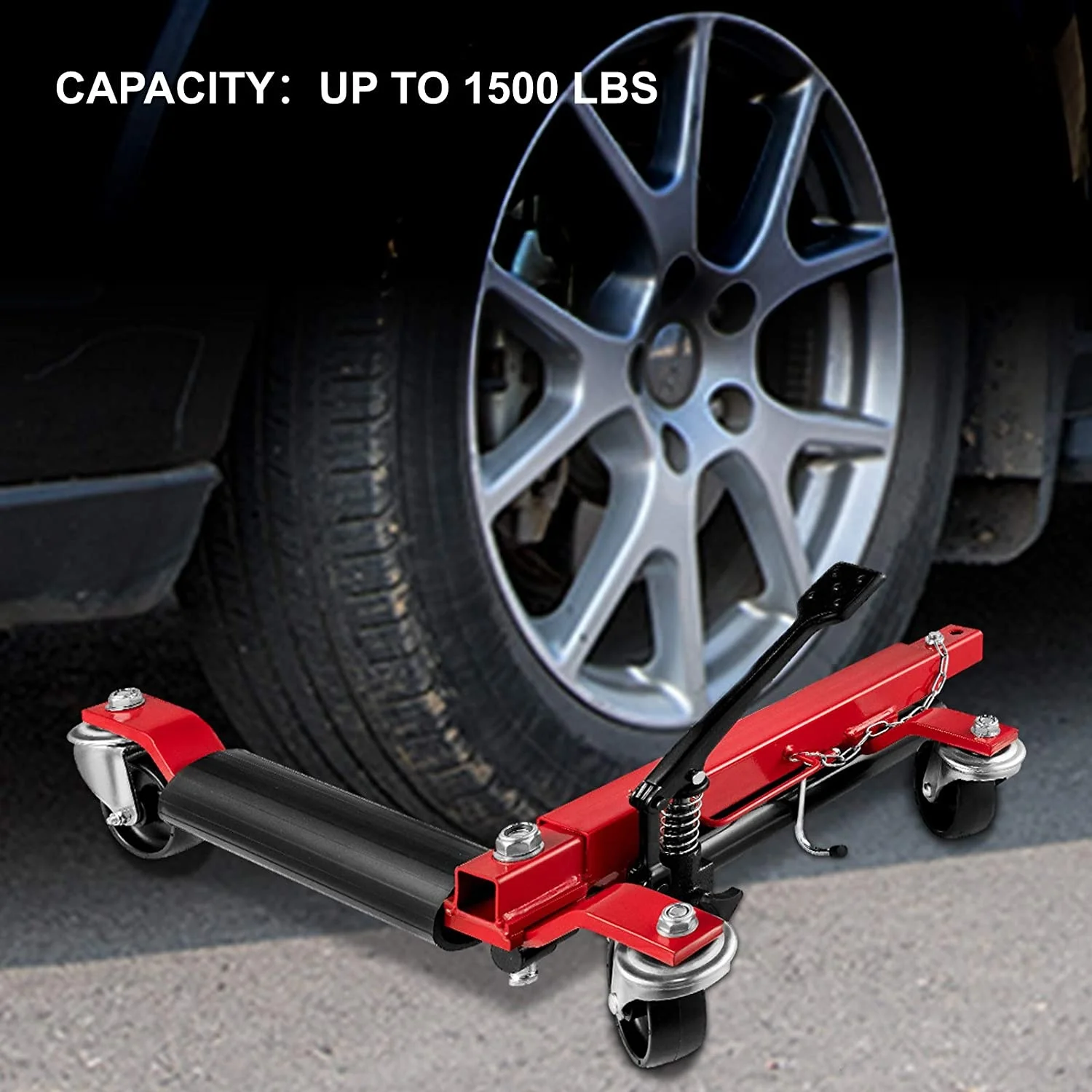 1580 LBS Hydraulic Go Jack Car Wheel Moving Dolly Vehicle Positioning ...