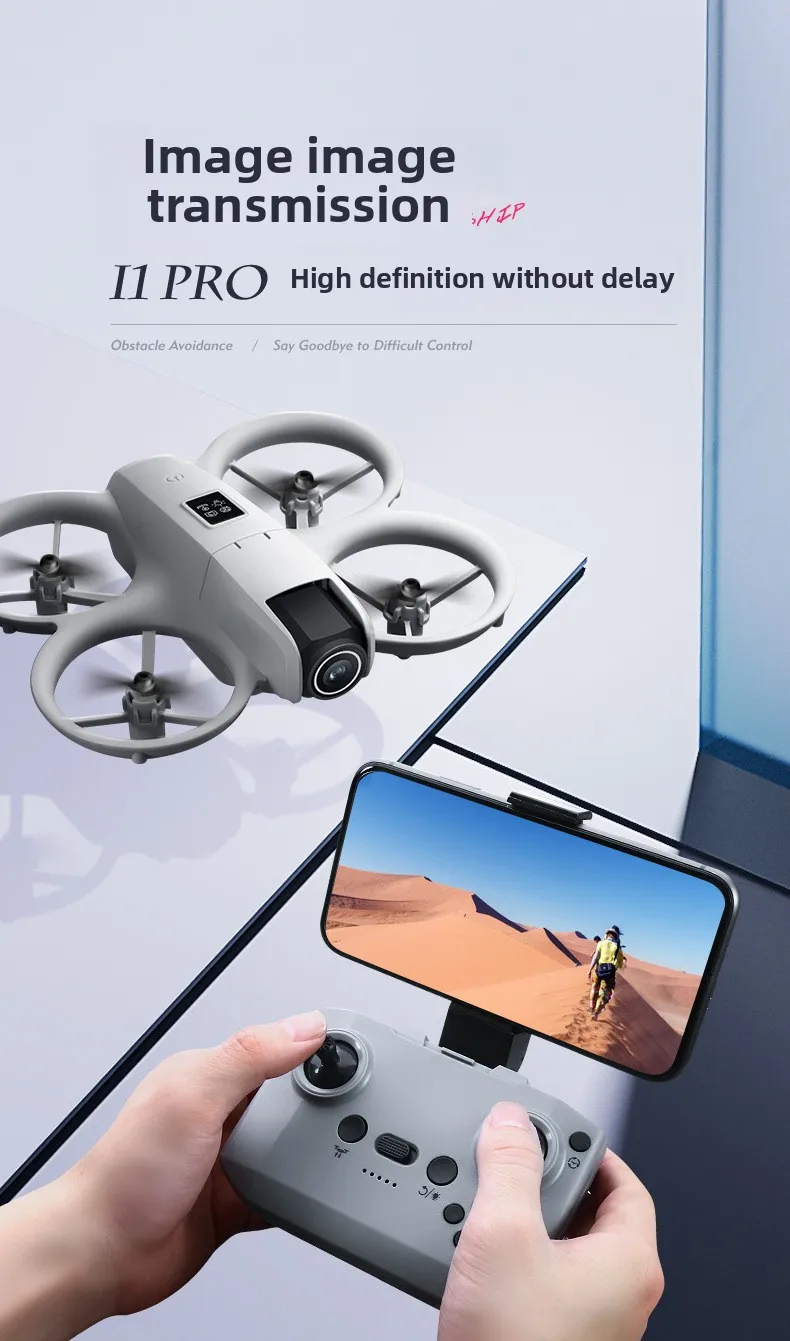 2025 Hot Sale I1 PRO 4K Camera Drone with 6 Axis Control